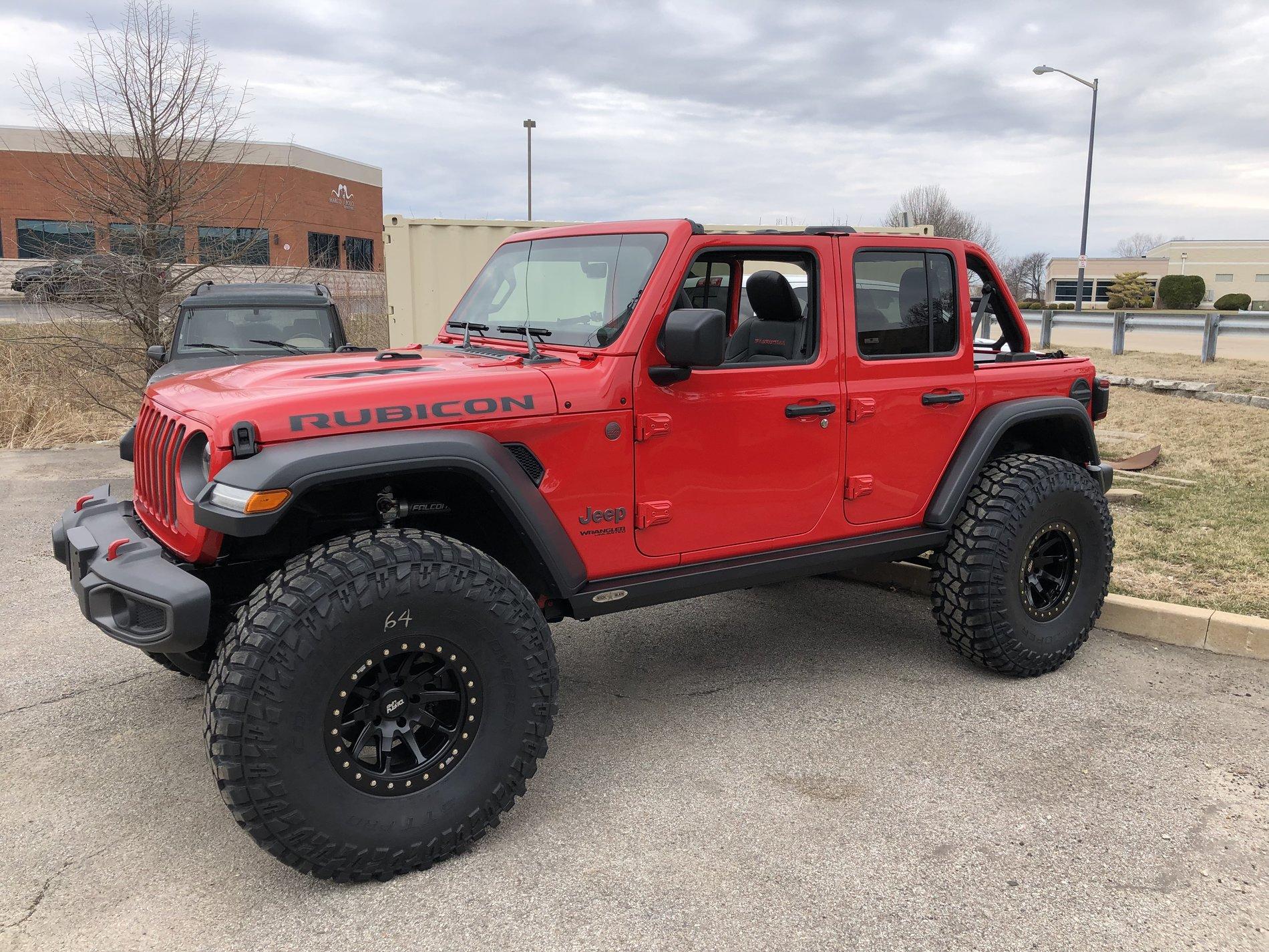 Red Rubicon on 40's - Build starting to come along! | 2018+ Jeep ...