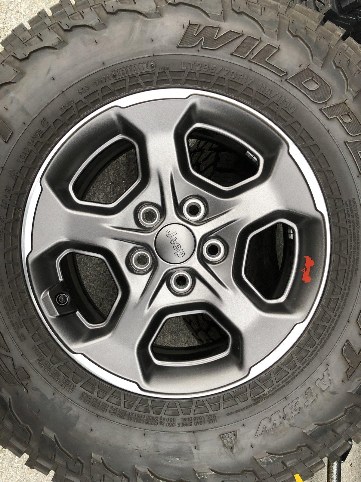 Ohio - Sold: Gladiator Rubicon wheels with Falken Wildpeak AT3W tires ...