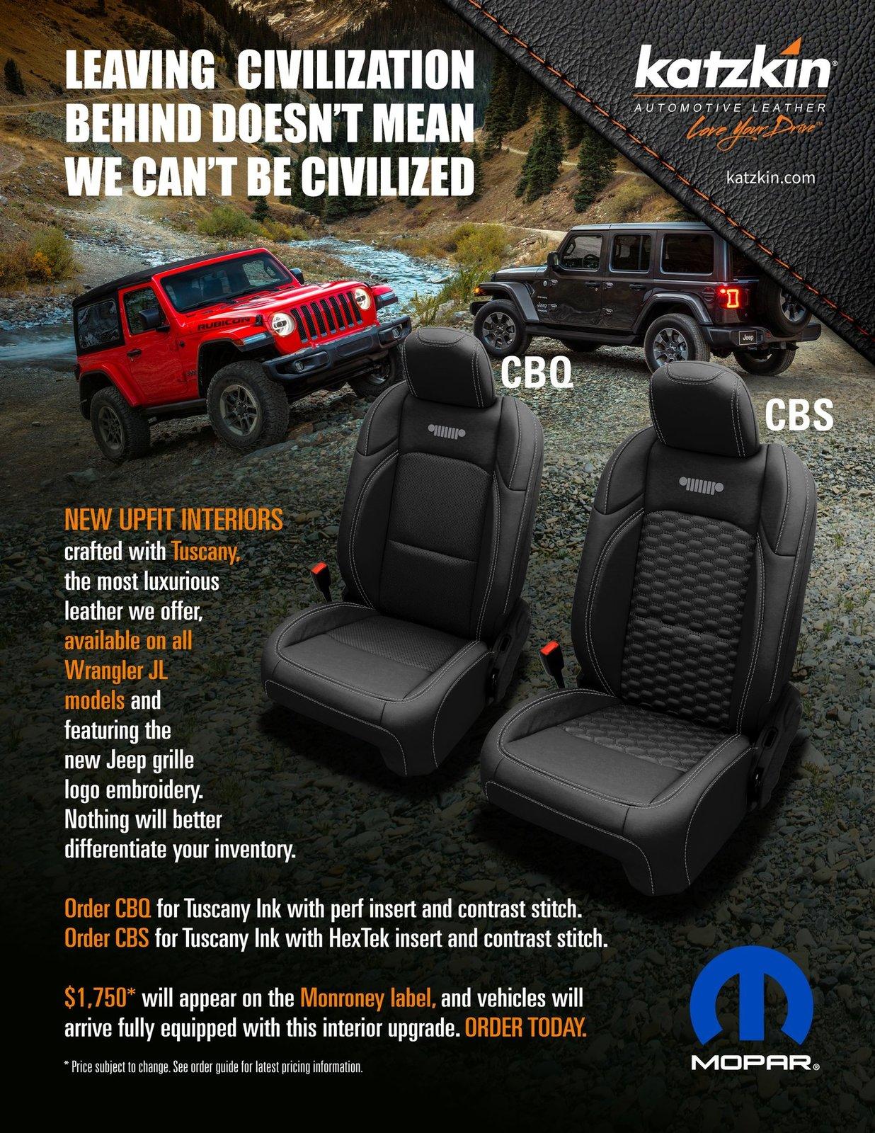 2019 order guide; what is stitched and perforated leather black? | Jeep ...