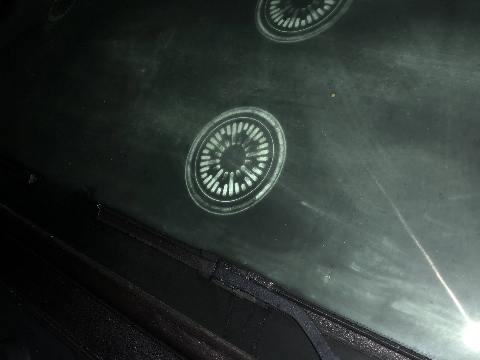 Dew snowflakes marks on windshield | Jeep Wrangler Forums (JL / JLU ...
