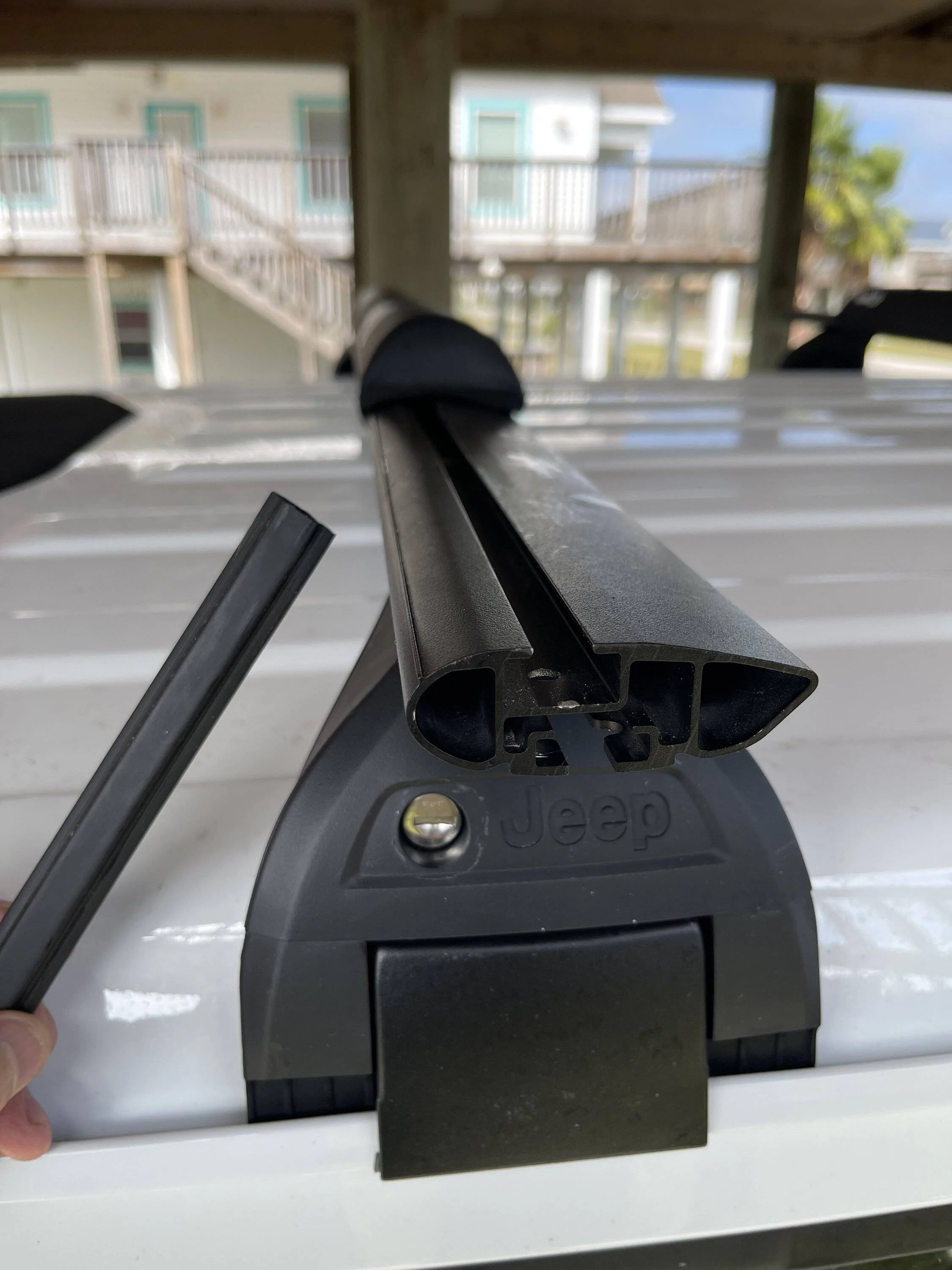 DIY $40 traction board mount for Mopar roof bars. | Jeep Wrangler ...