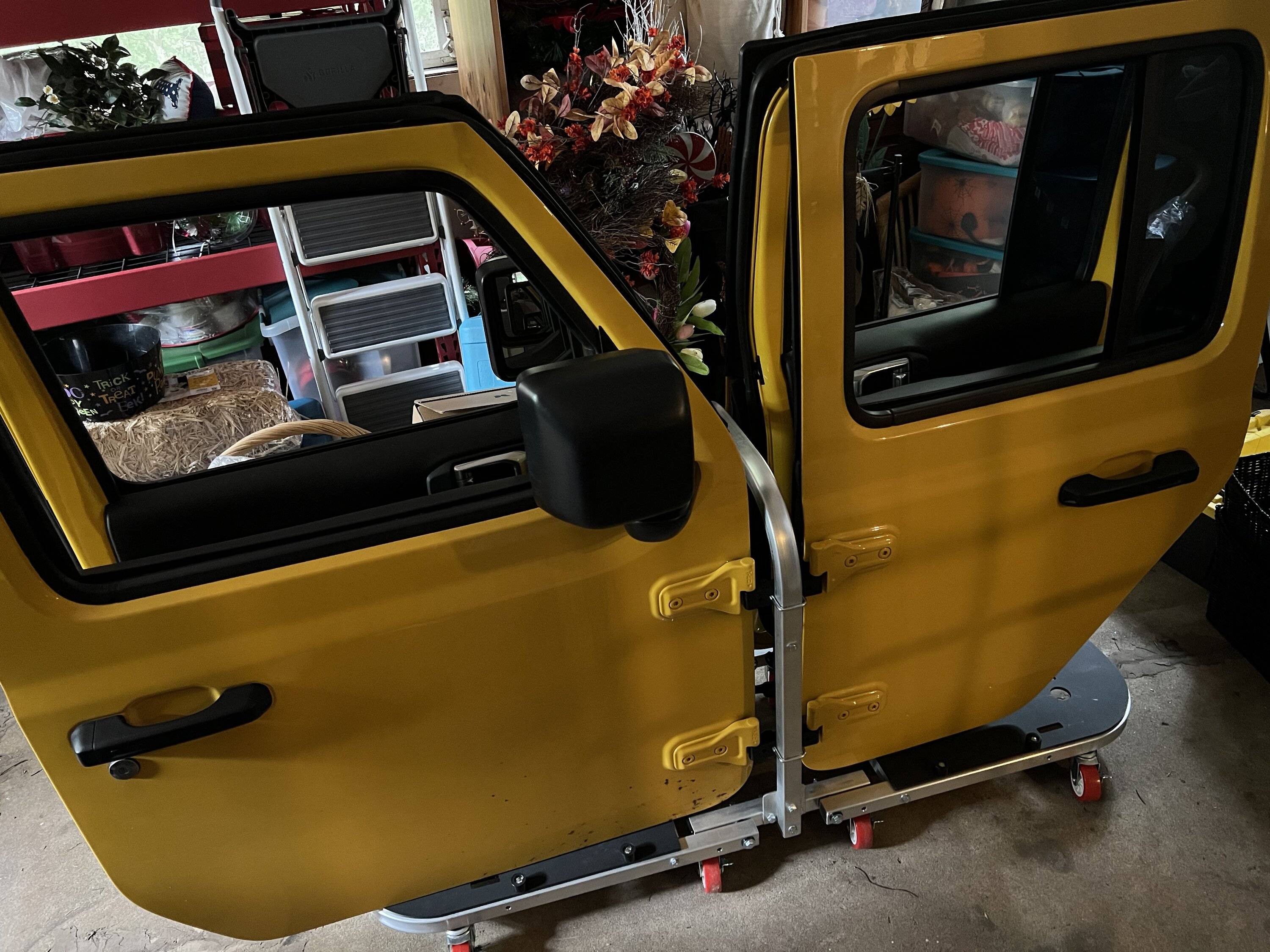 GoWithoutDoors Portable Door Cart | Jeep Wrangler Forums (JL / JLU ...