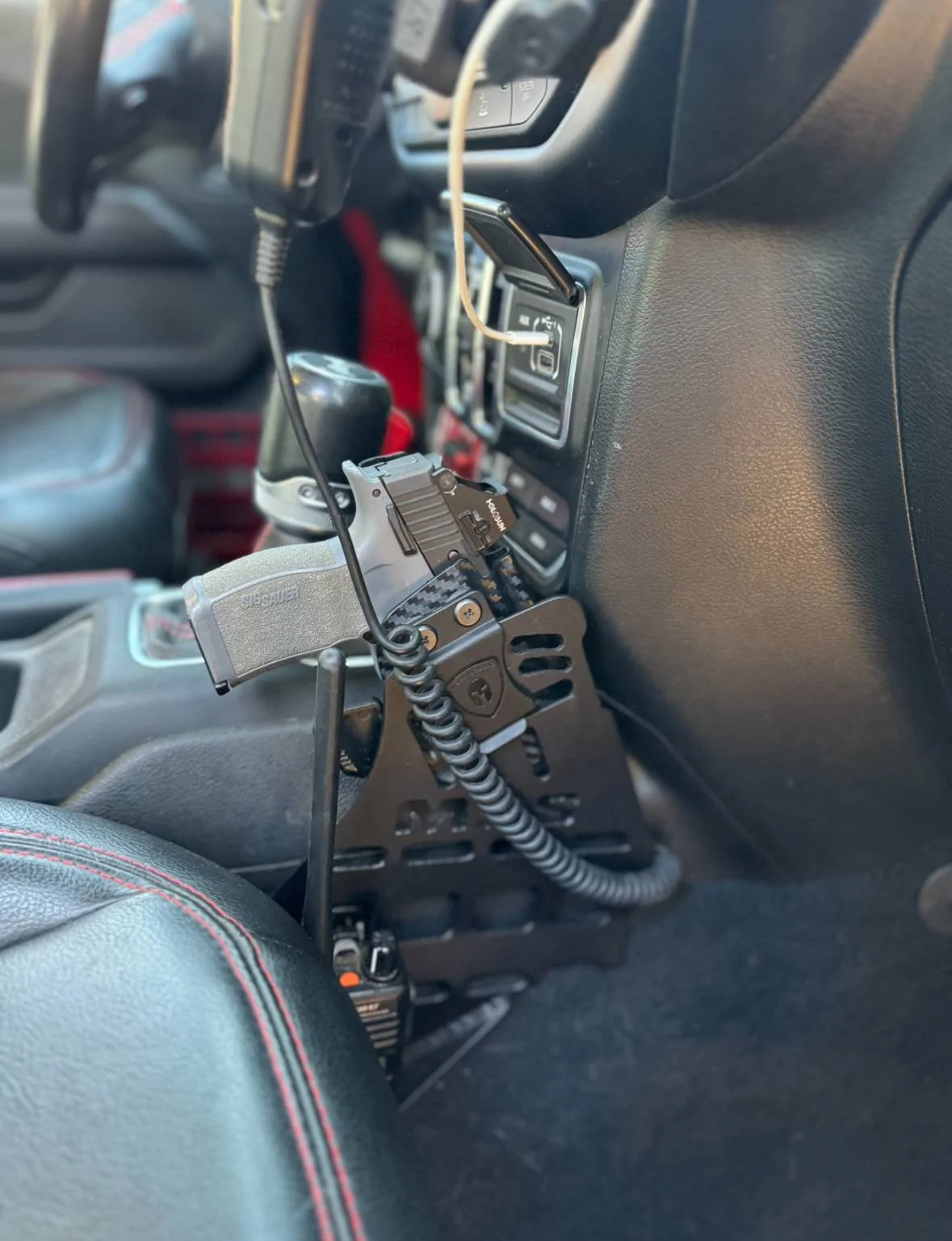 Any suggestions on a pistol mount/magnet? | Jeep Wrangler Forums (JL ...
