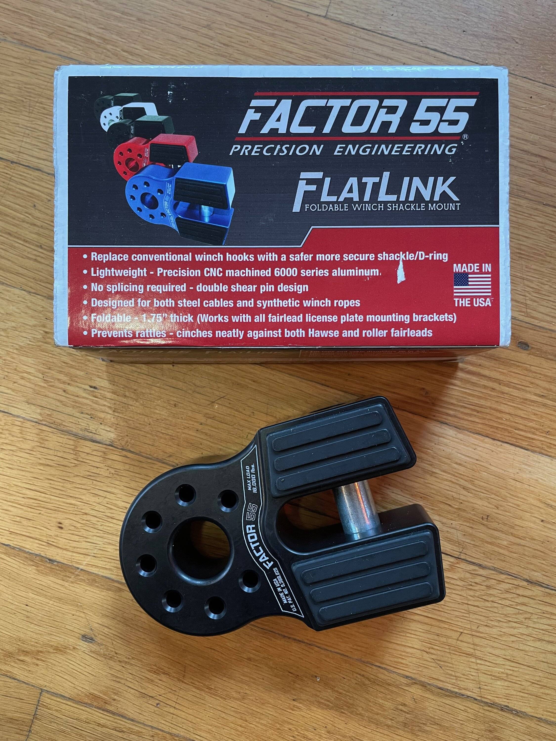 Massachusetts - Factor 55 Flatlink (Black) Brand New $125 OBO | Jeep ...