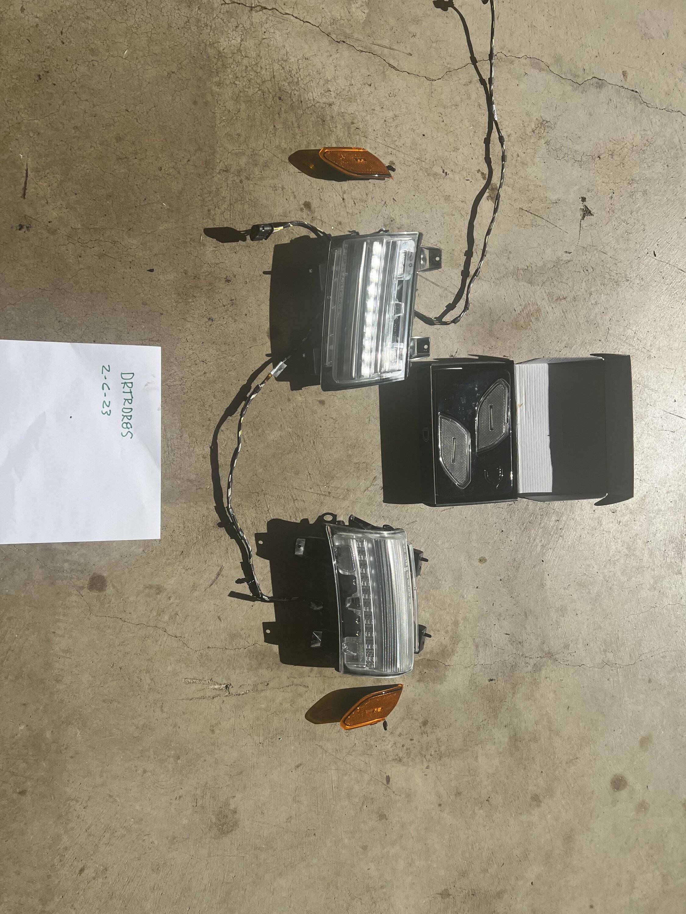 California - OEM Jeep JL Rubicon LED Parking Lamps/Turn Signals & Diode ...