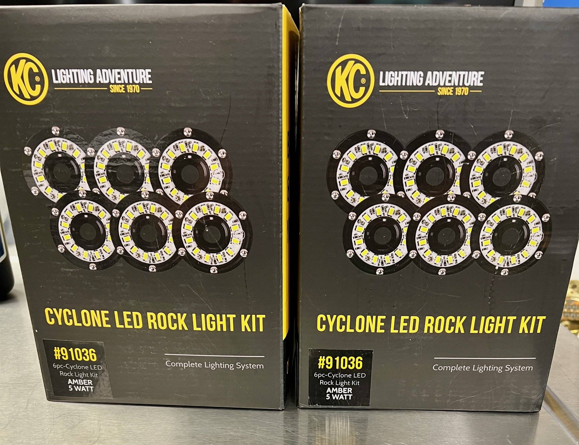 Connecticut - 2 New 6pc KC Cyclone Rocklight kits | Jeep Wrangler ...